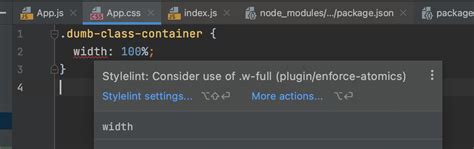 Stylelint Plugin To Force Usage Of Tailwind Classes To Reduce The