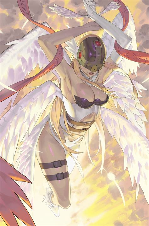 Angewomon Digimon Drawn By Lopy Danbooru