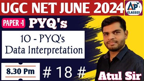 Netjrf June 2024 Paper 1 Pyqs Data Interpretation Atul