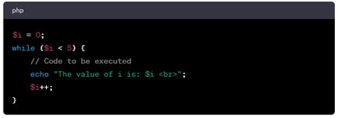 Explain About Loop Statements In Php Php में लूप स्टेटमेंट के बारे में समझाइए । Answer Rgpv