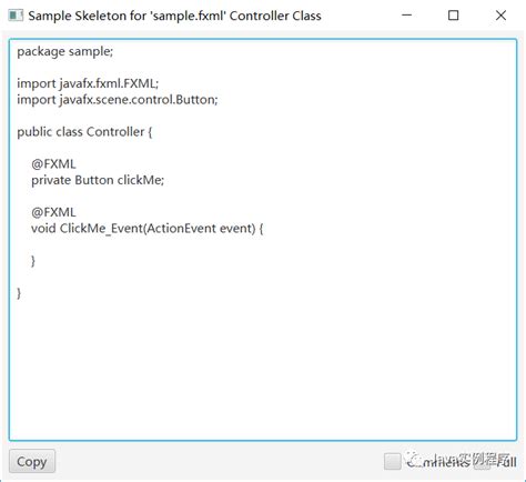 Javafx之scene Builder详细使用说明之设置篇（4）——代码codescenebuilder使用教程 Csdn博客