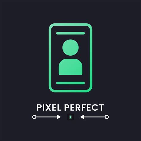 Personal Profile Green Solid Gradient Desktop Icon On Black Mobile Authentication Identity