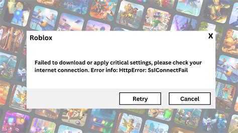 How to Fix Failed to Download or Apply Critical Settings ? | Roblox 101 ...