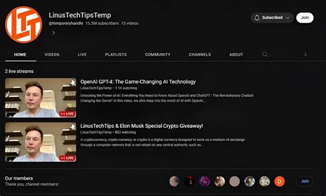 Linus Tech Tips Hacked By Crypto Scammers Ghacks Tech News