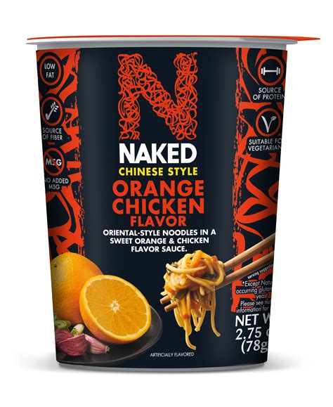 Naked Chinese Style Orange Chicken Flavor Noodles Fig App