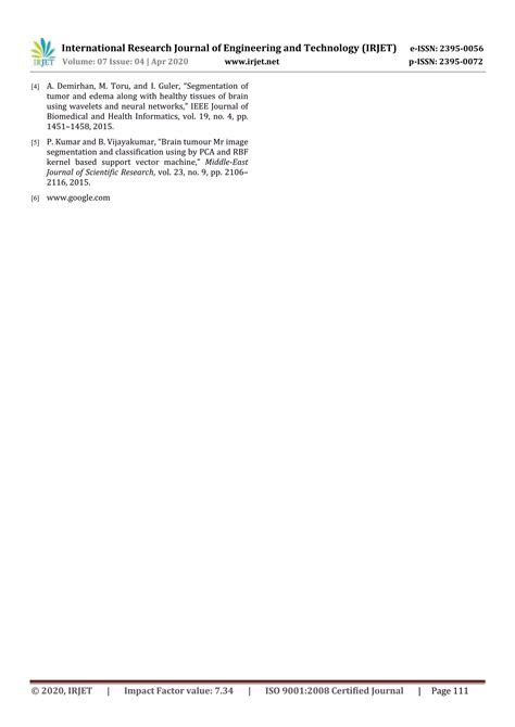 Irjet Brain Tumor Detection Using Image Processing Ml And Nlp Pdf