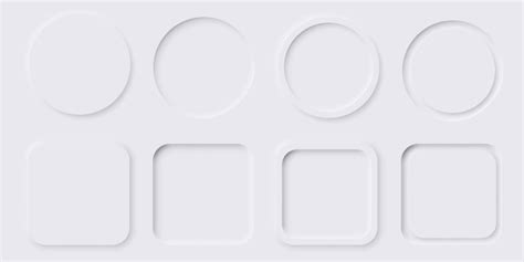 Premium Vector Neumorphism Button Design Set Neumorphic Ui Design