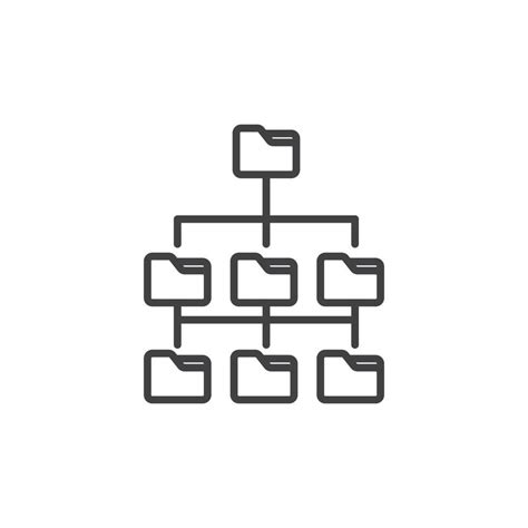 Folder Tree Icon 46029071 Vector Art At Vecteezy