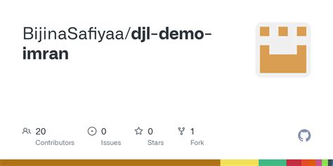 github bijinasafiyaa djl demo imran