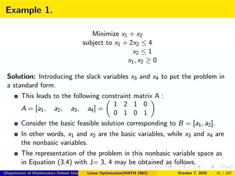 Chapter 4 Simplex Method Ppt Pdf Programming Languages Computing