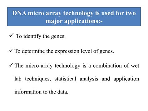 Microarray Data Analysis By Ritesh Kumar Pptx Genetics Science