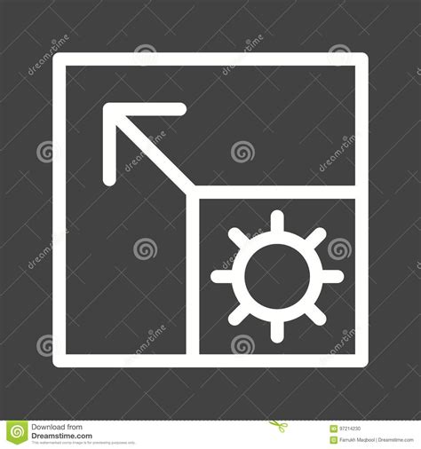 Scalable System Stock Vector Illustration Of Grid Draw