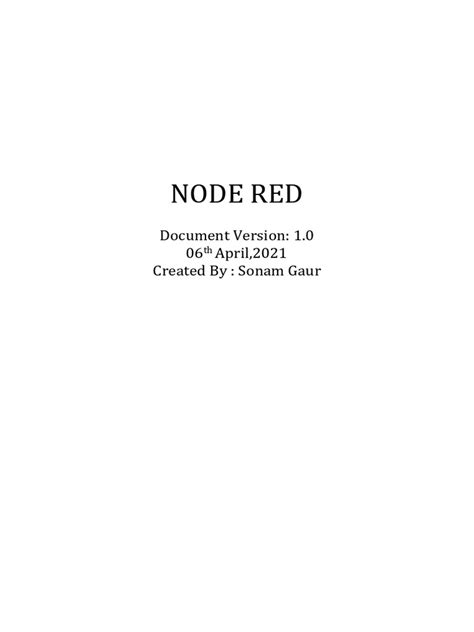node red pdf databases computer programming