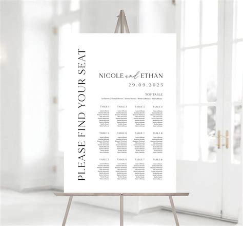 Simple Script Table Plan