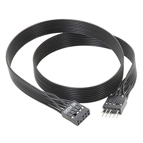 HDAudio 9-контактный разъем для материнской платы компьютера, передний ...