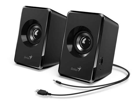 Компьютерные колонки Genius SP-125U, USB/3.5mm - купить с доставкой по ...
