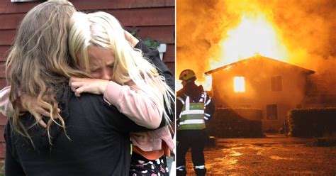 Tonåringarna Satt Barnvakt Räddade Sex Barn Undan Branden Svt Nyheter