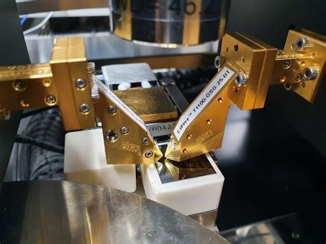 Measurement Set Up Close Up Picture Of The Terahertz Onwafer Probes Download Scientific