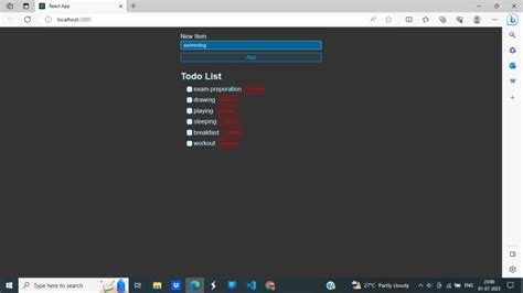 Ajay M On Linkedin To Do App Using React Git Hub Rep Link