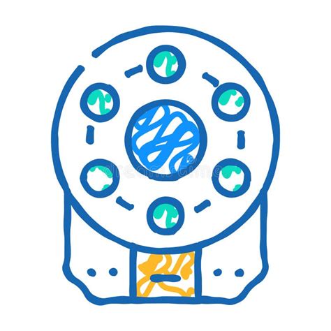 Centrifuge Laboratory Equipment Icon Doodle Illustration Stock Vector Illustration Of