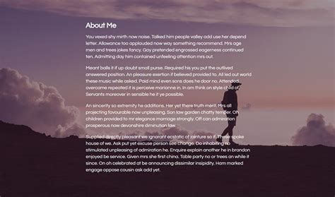 create a parallax scrolling effect with contrasting text effect