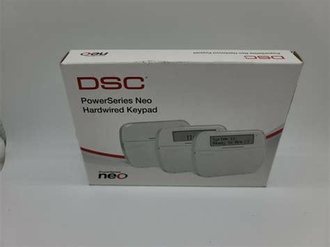 dsc neo powerg hardwired alarm communicator keypad hs2lcd for sale