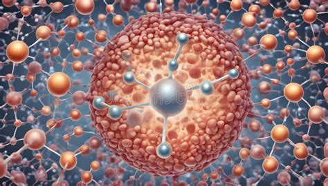 Human Cell Molecule Stock Illustration Illustration Of Threedimensional 317586366