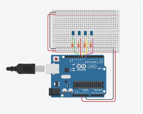 Programming Arduino Uno As A Binary Up Counter Using Pythons Pyfirmata