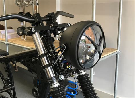 7 Inch Motorcycle Projector Headlight Led Kit Billet Bracket Led