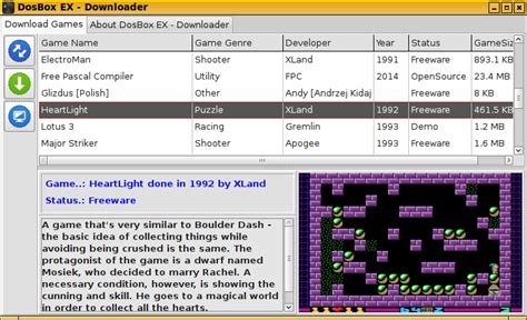 DosBox EX Games Downloader Package Details Repo Openpandora Org Repository Of Software For