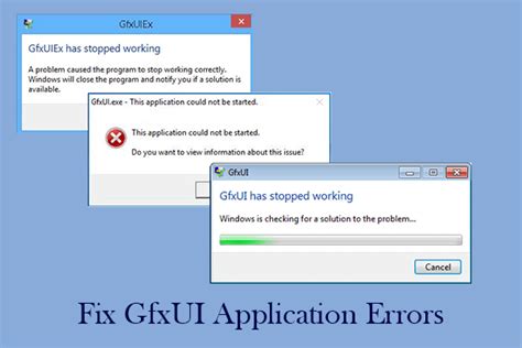 How To Fix Gfxui Application Error On Windows 11 10 [3 Ways]