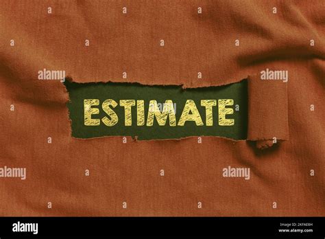 Writing Displaying Text Estimate Word Written On Calculate Or Assess Approximately The Value
