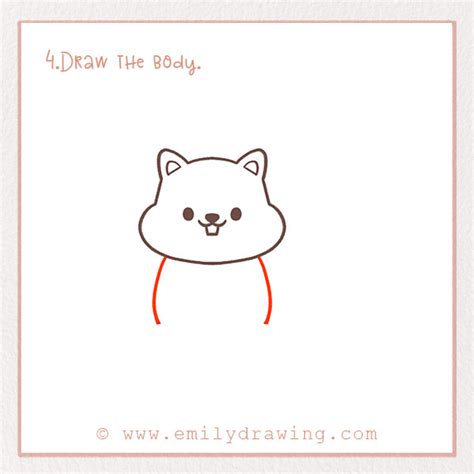How To Draw A Squirrel Emily Drawing