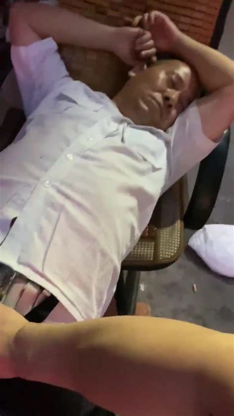 Night Time Fun Mature Sleeping Security Guard ThisVid Com