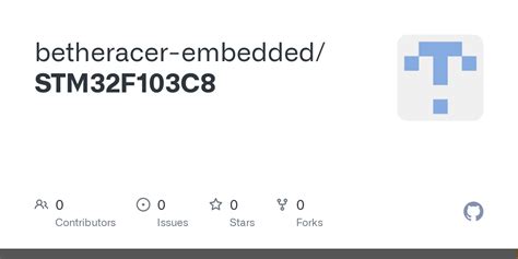 Github Betheracer Embeddedstm32f103c8