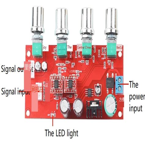 Hifi Power Amplifier Before The Board High School Bass Balance