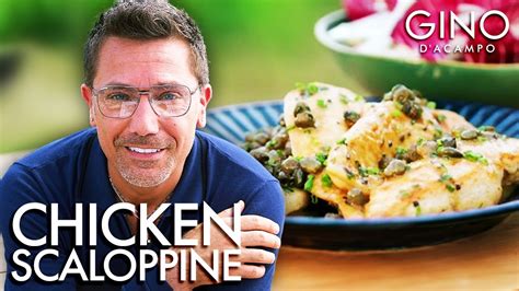 Ginos Authentic Chicken Scaloppine Recipe Gino Dacampo Youtube