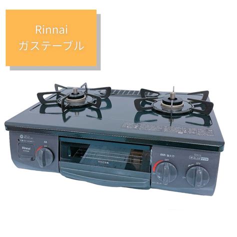 6DM21 【美品】Rinnai リンナイ ガスコンロ KG35NBK by メルカリ