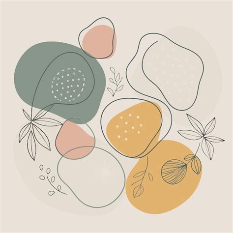 Flower Blob Illustration Premium Ai Generated Vector