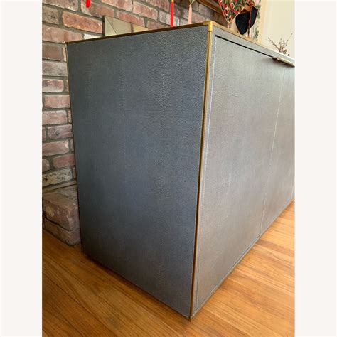 Restoration Hardware Saunderson Shagreen Sideboard Aptdeco
