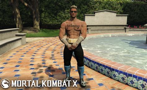 Johnny Cage Klassic Mortal Kombat X Add On Ped Gta Mods Com