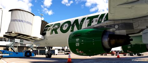 Frontier N603fr Fuselage Cabin 8k For Fenix Simulation A321 Cfm