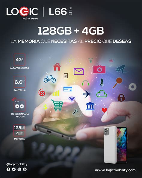 Logic Mobility ¡nuevo El L66 Lite Viene Con Una Potente Facebook