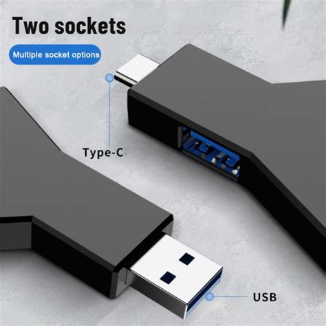 In Usb C Hub Multi Usb High Strength Portable Convenient Hub Type C Usb Hub Extender