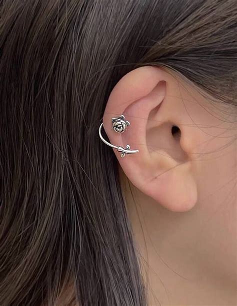 اکسسوری ماه کوچک پرسینگ گل رز