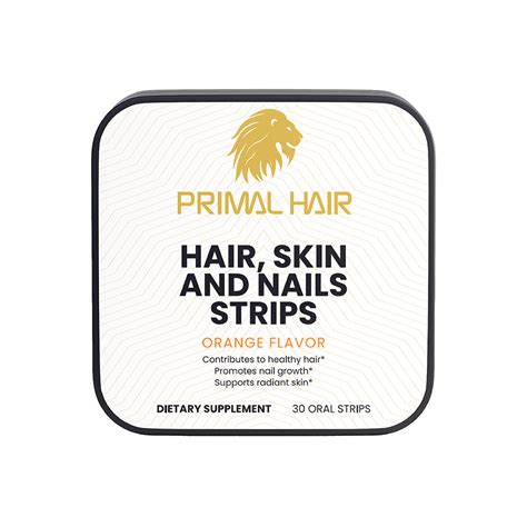 Primal Hair Hair Skin And Nails Oral Strips Primal Hair