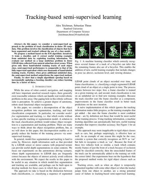 pdf tracking based semi supervised learning robotics … · · 2017 07