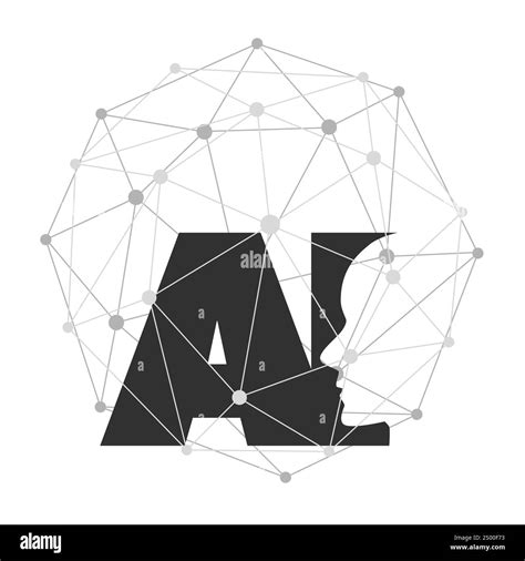 Black And White Machine Learning Artificial Intelligence Digital Global Networks Banner Design