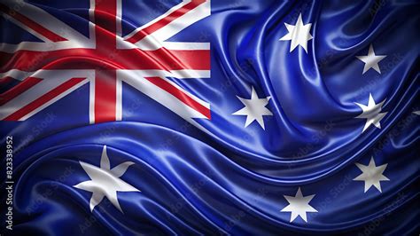 Abstract Digital Background Or Texture Design Of Oz Flag Colors