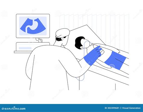 Pediatric Echocardiogram Abstract Concept Vector Illustration Stock Vector Illustration Of